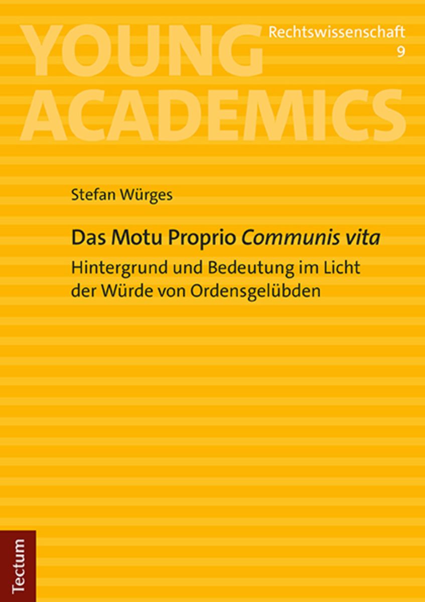 "Das Motu Proprio Communis vita" online kaufen