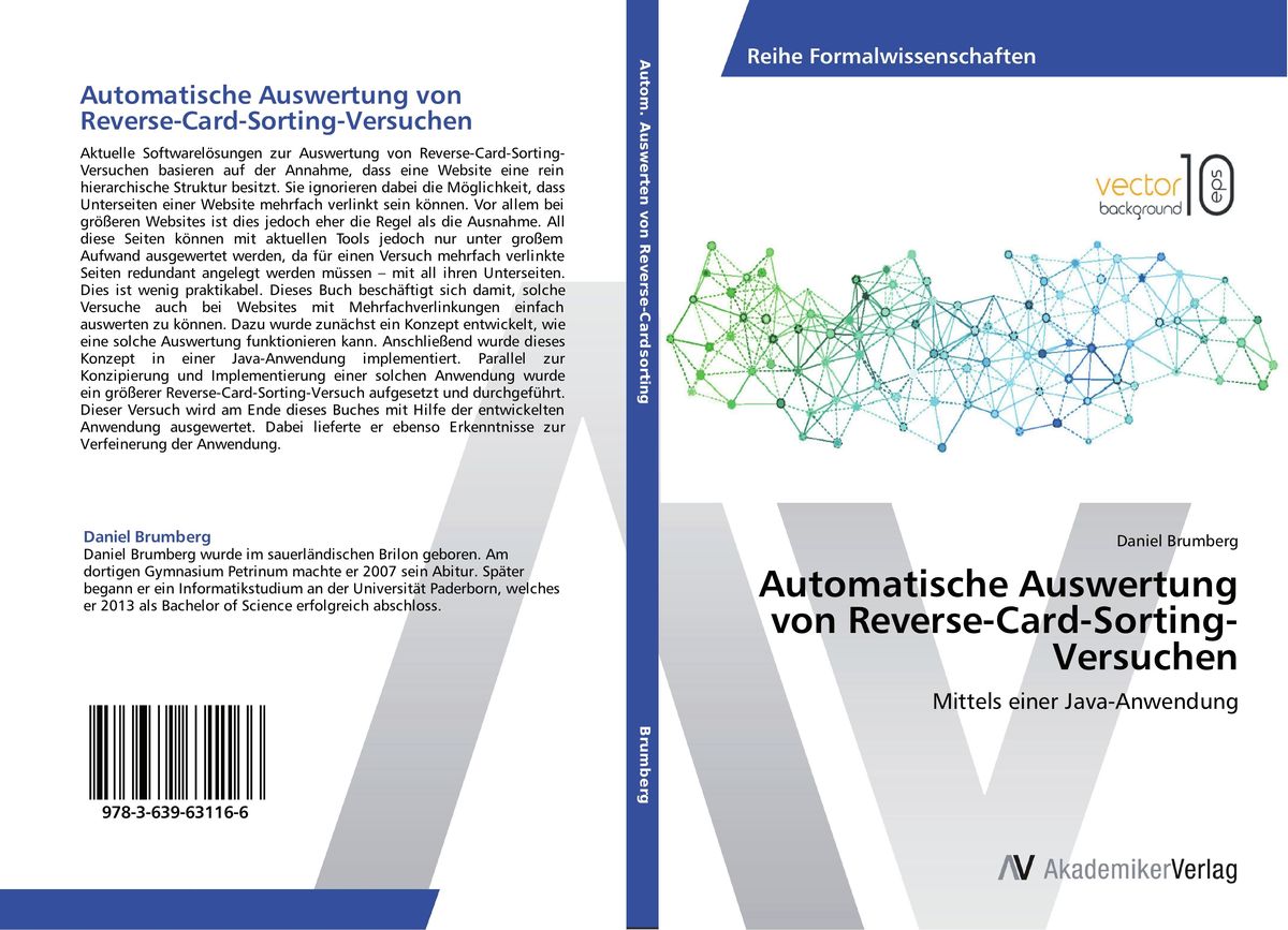 "Automatische Auswertung von Reverse-Card-Sorting-Versuchen" online kaufen