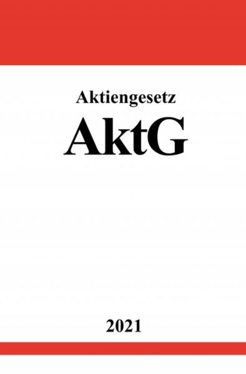 'Aktiengesetz (AktG)' von 'Ronny Studier' - Buch - '978-3-7549-1761-9'