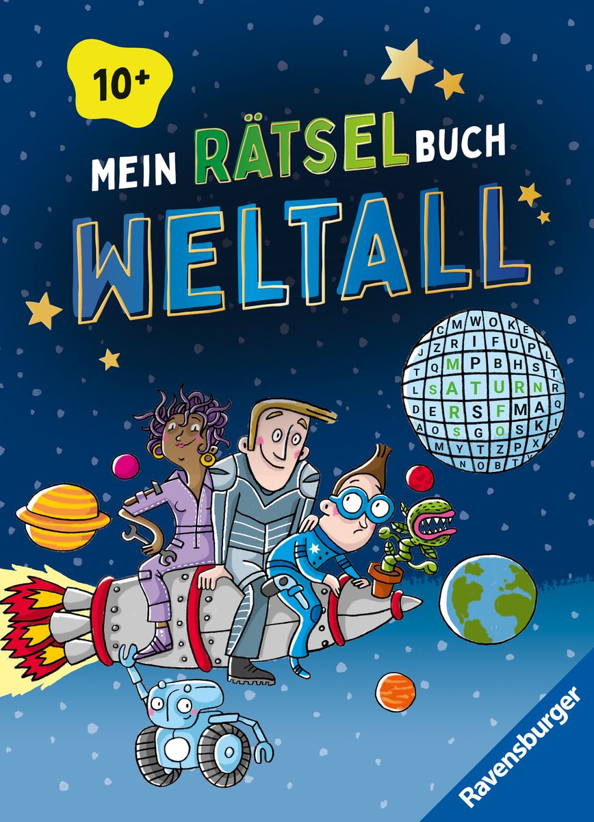 'Mein Rätselbuch, für Kinder ab 10 Jahre, Weltall, Rätsel zum Thema ...