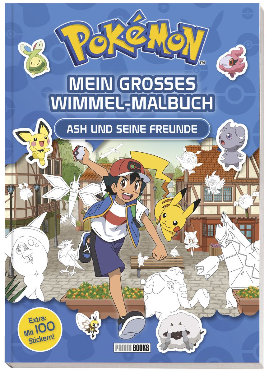 "Pokémon: Mein großes Wimmel-Malbuch - Ash und seine Freunde" online kaufen