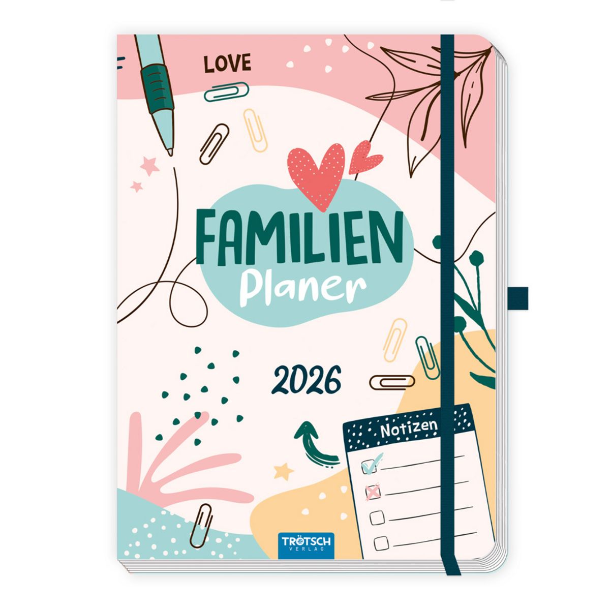 Trötsch Wochenbuch Familienplaner 2026 - Wandkalender | Thalia