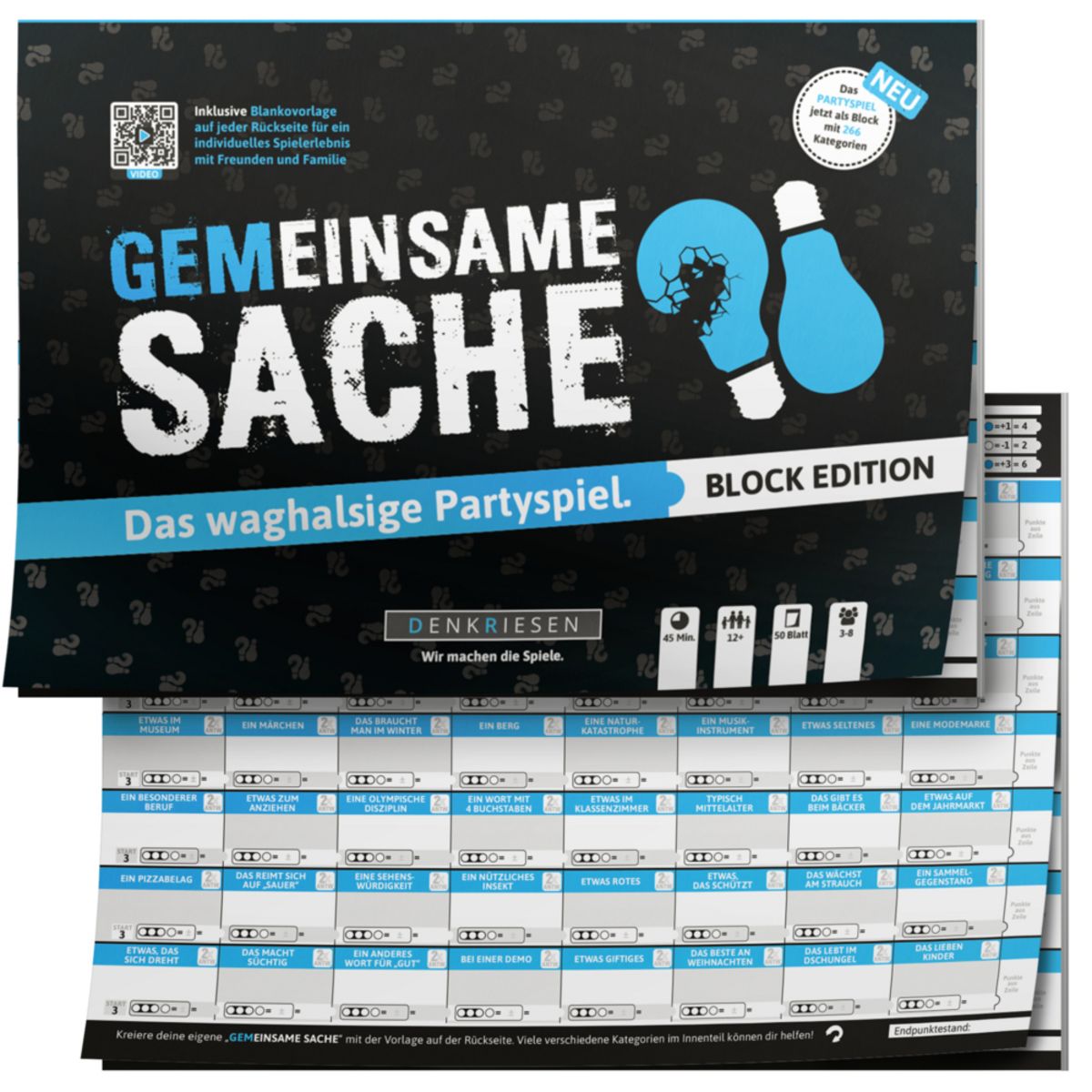 'Denkriesen - Partyfieber - Gemeinsame Sache, Block Edition (Spiel ...