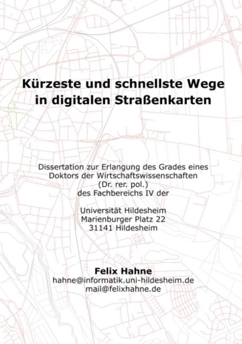 "Kürzeste und schnellste Wege in digitalen Strassenkarten" online kaufen