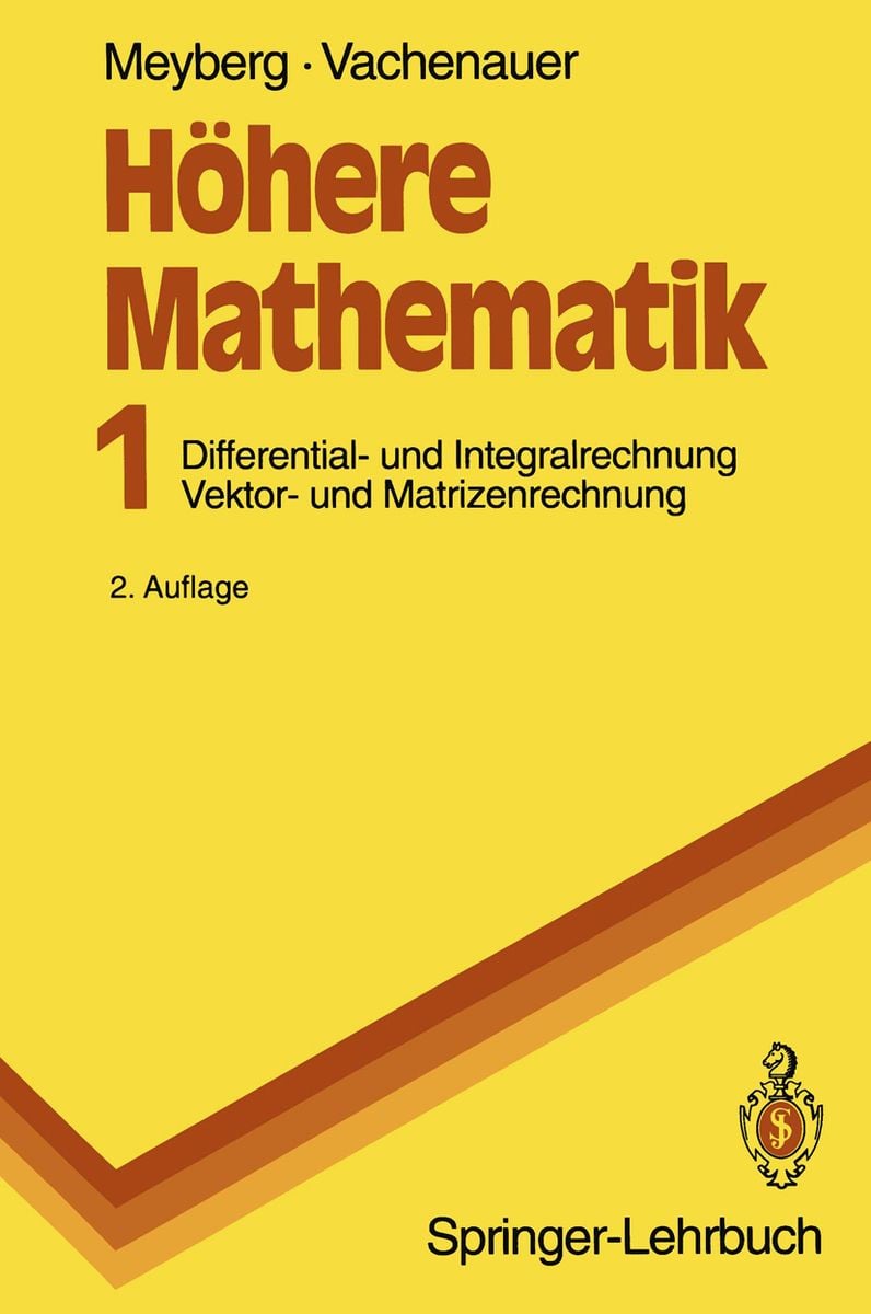 'Höhere Mathematik' von 'Kurt Meyberg' - Buch - '978-3-540-53190-6'