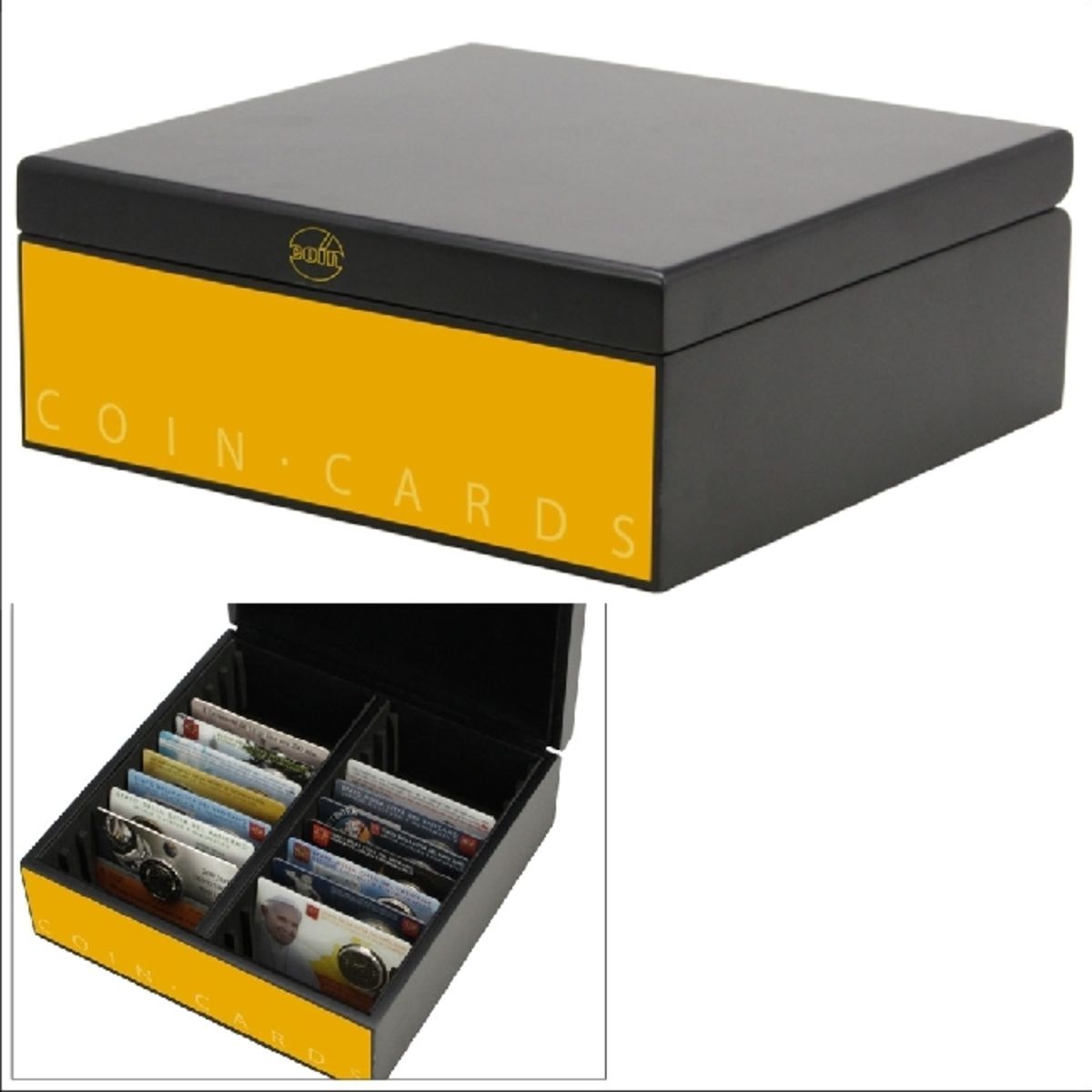 'Coin Cards Magazin Box,Holz online bestellen