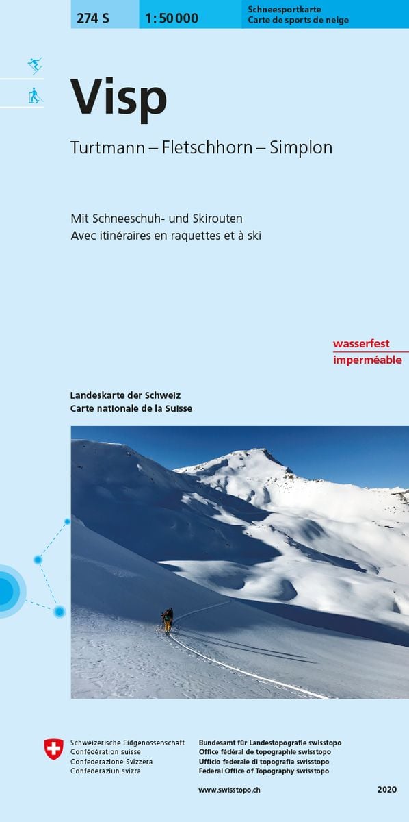 "Swisstopo 1 : 50 000 Visp Ski" online kaufen