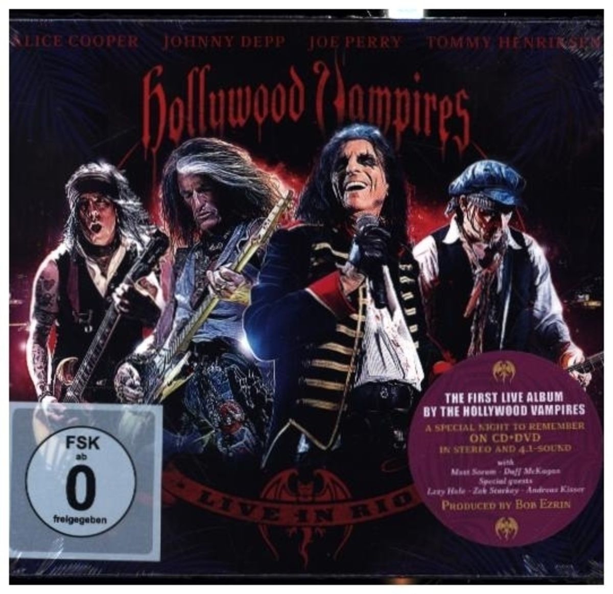 'Live in Rio (CD Digipak+DVD)' von 'Hollywood Vampires' auf 'DVD' - Musik