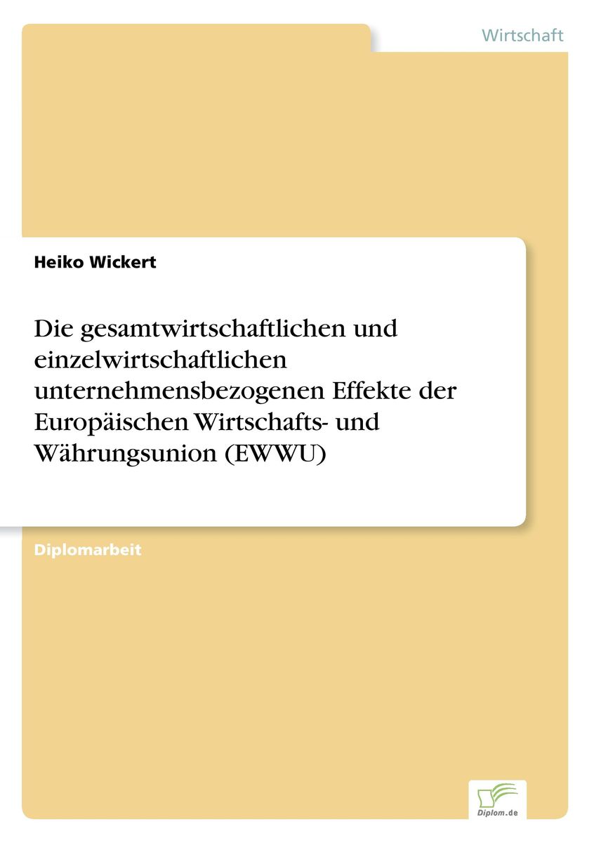 "Die gesamtwirtschaftlichen und einzelwirtschaftlichen ...