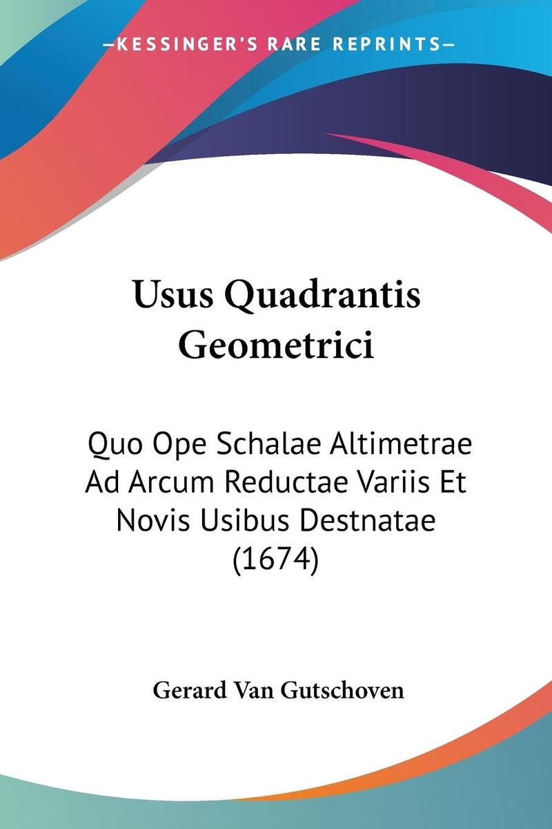 Usus Quadrantis Geometrici - Latein Schulbuch - 978-1-120-95016-1 | Thalia
