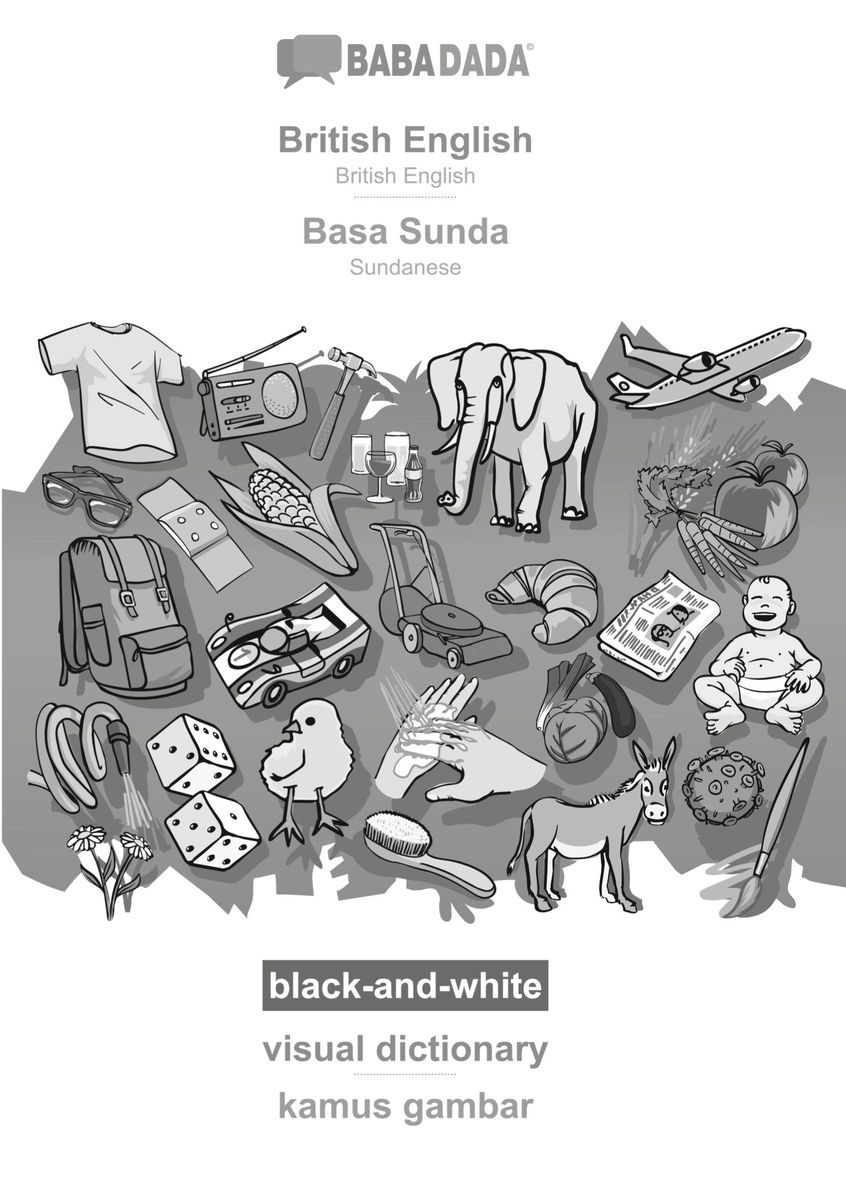 BABADADA black-and-white, British English - Basa Sunda, visual ...