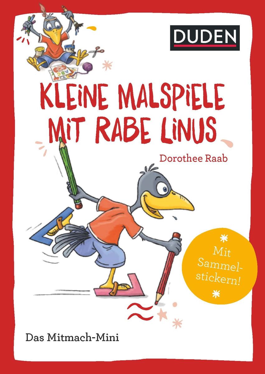 'Duden Minis (Band 40) – Kleine Malspiele mit Rabe Linus' von 'Dorothee Raab' - Buch - '978-3 ...
