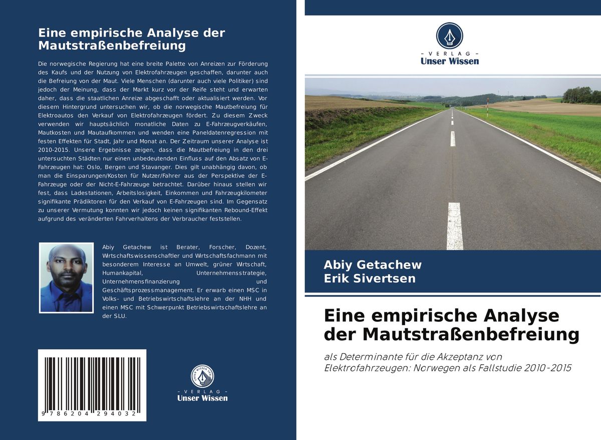 'Eine empirische Analyse der Mautstraßenbefreiung' von 'Abiy Getachew' - Buch - '978-620-4-29403-2'