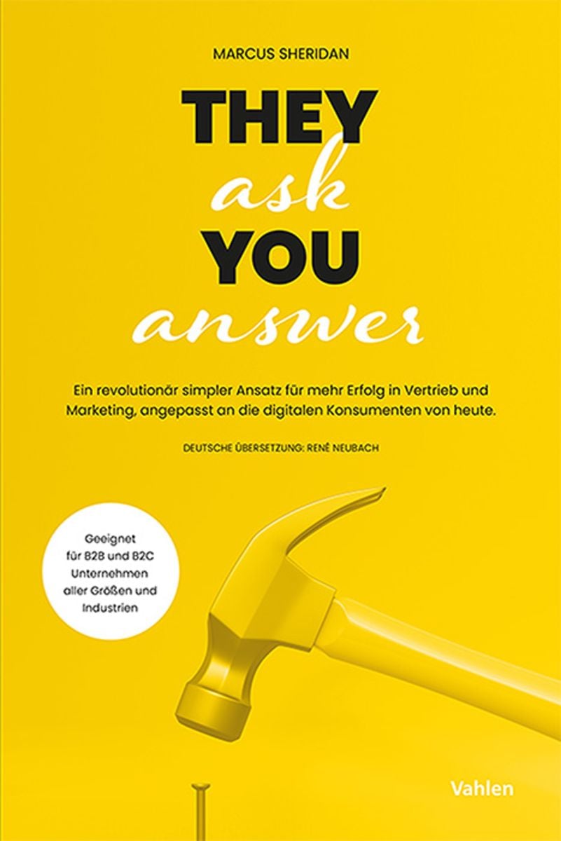 'They ask you answer' von 'Marcus Sheridan' - Buch - '978-3-8006-7331-5'