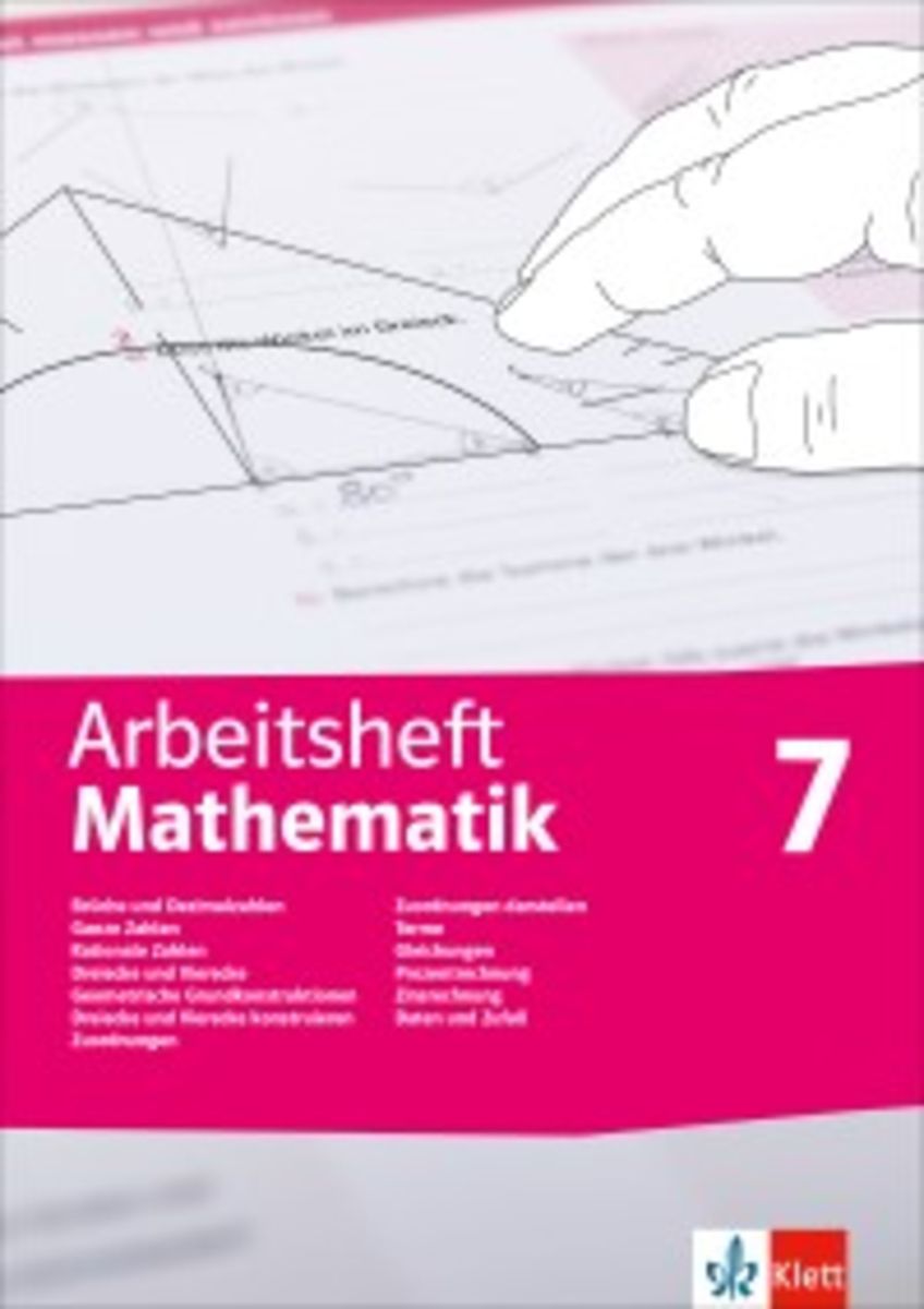 Arbeitsheft Mathematik. Arbeitsheft mit Lösungsheft Klasse 7 - 7 ...