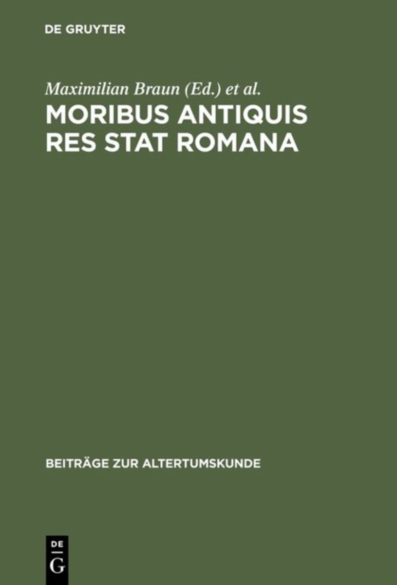 "Moribus antiquis res stat Romana" online kaufen