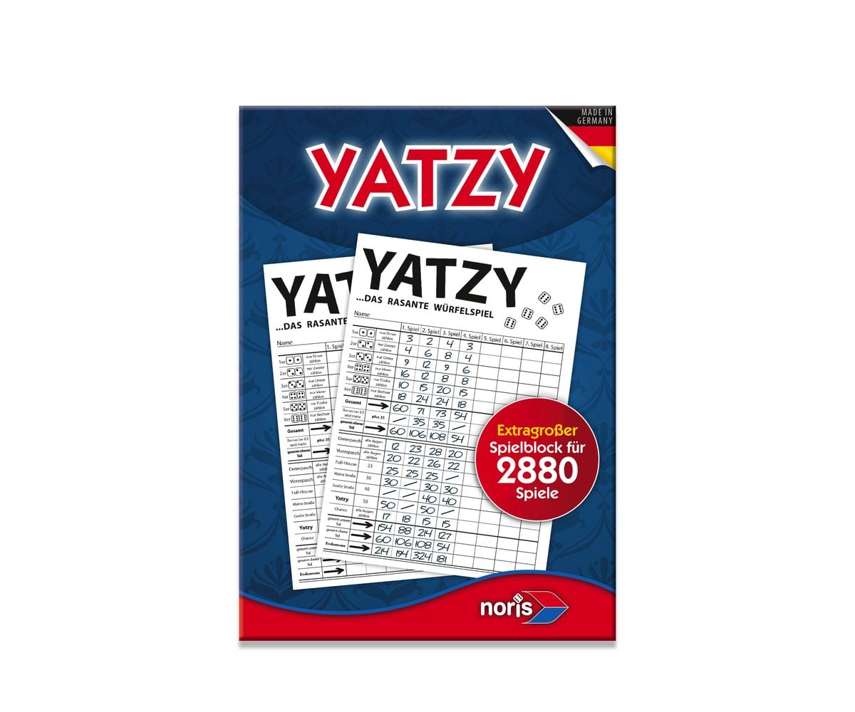 Knubbel Yatzy - extra großer Spielblock . Spielwaren | Orell Füssli