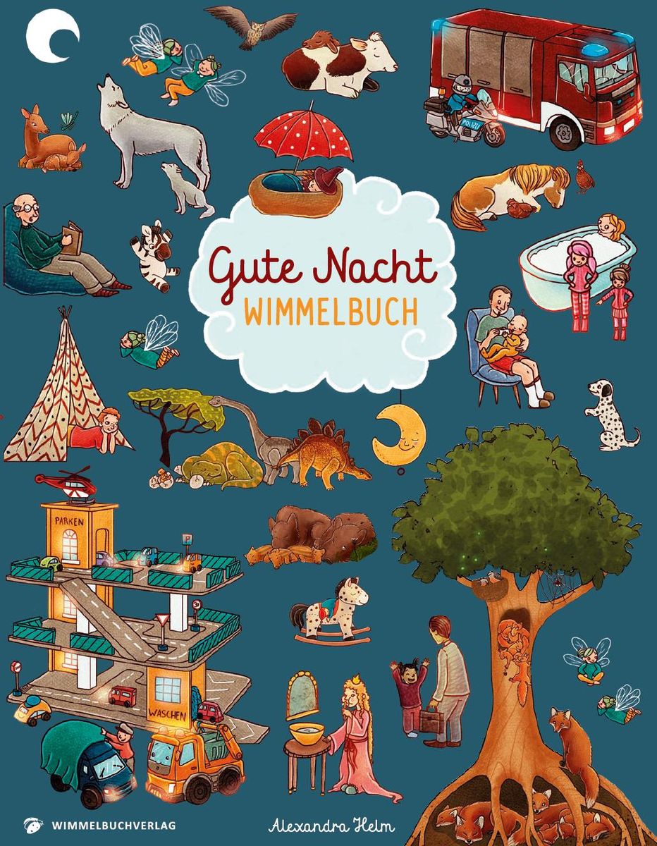 'Gute Nacht Wimmelbuch' von 'Alexandra Helm' - Buch - '978-3-947188-98-7'