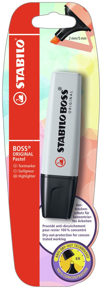 STABILO Textmarker BOSS® ORIGINAL Pastel grau - Weiterführende Schule ...
