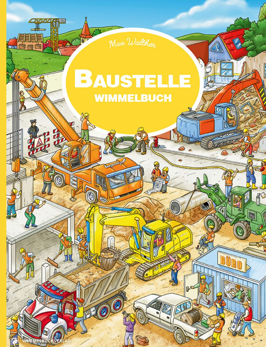 Baustelle Wimmelbuch von Max Walther - Buch | Thalia