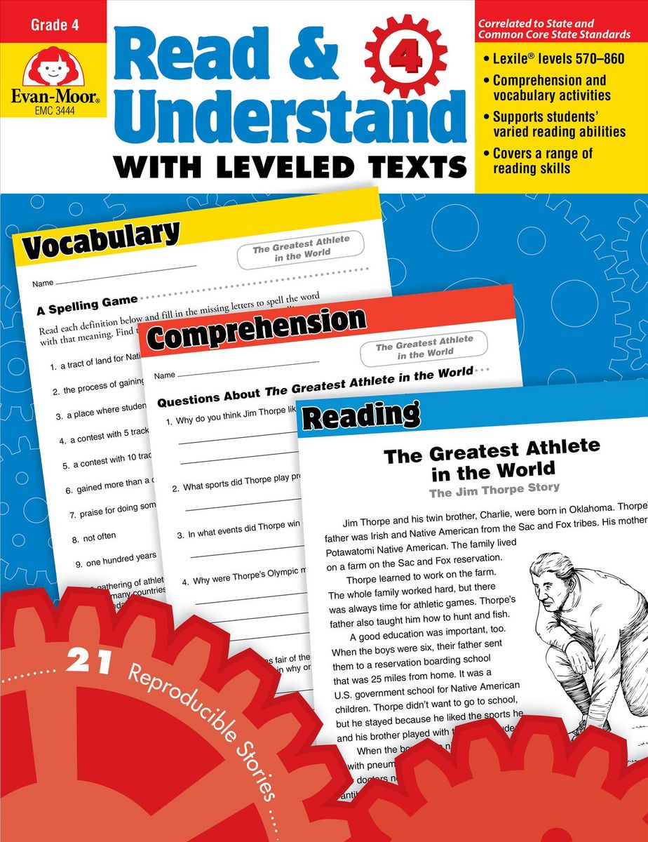Read and Understand with Leveled Texts, Grade 4 Teacher Resource ...