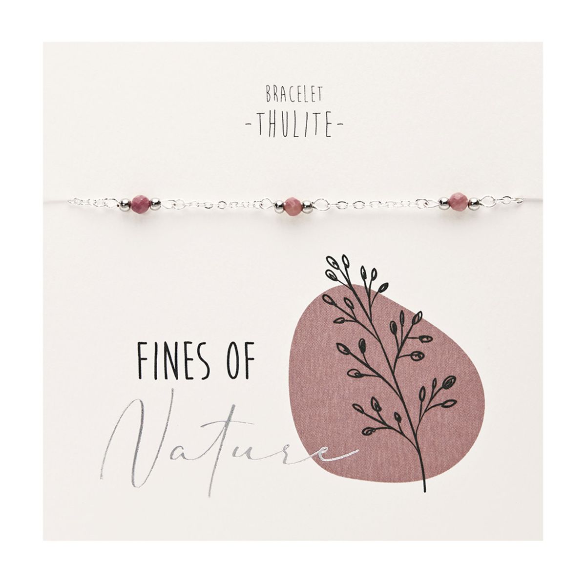 'Armband - "Fines of nature" - versilbert - Thulit online bestellen