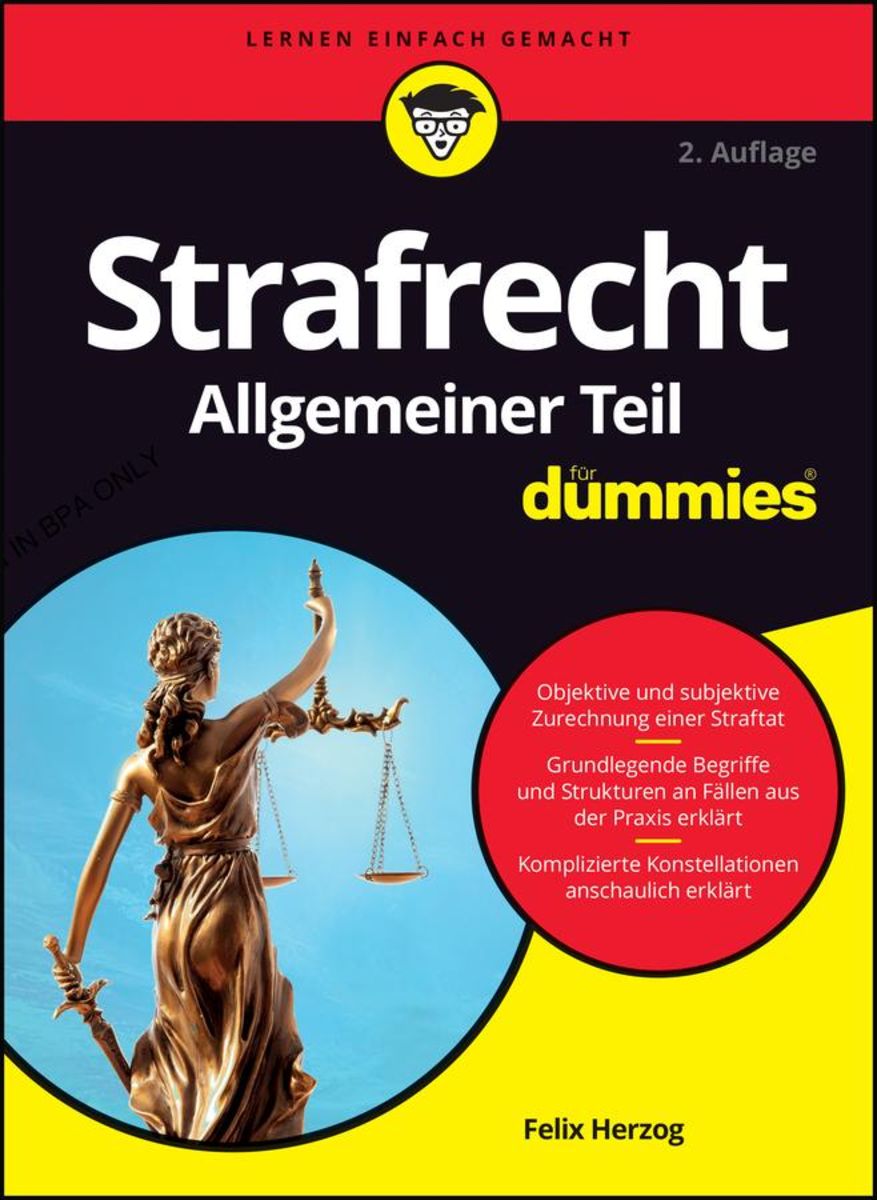 Strafrecht Allgemeiner Teil für Dummies von Felix Herzog - eBook | Thalia