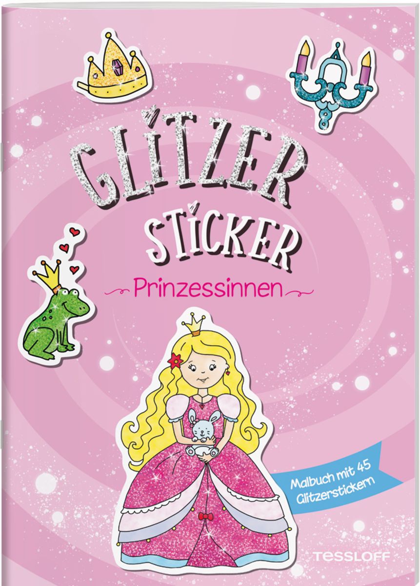 "Glitzer Sticker Malbuch. Prinzessinnen" online kaufen | Thalia