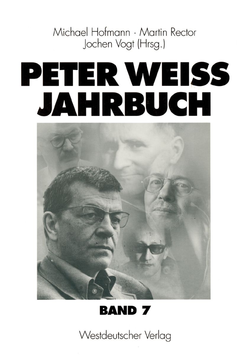'Peter Weiss Jahrbuch 7' von '' - Buch - '978-3-531-13344-7'
