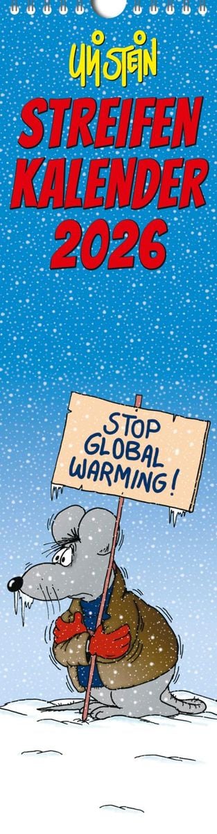 Uli Stein Streifenkalender 2026: Monatskalender für die Wand - Streifenkalender | Thalia