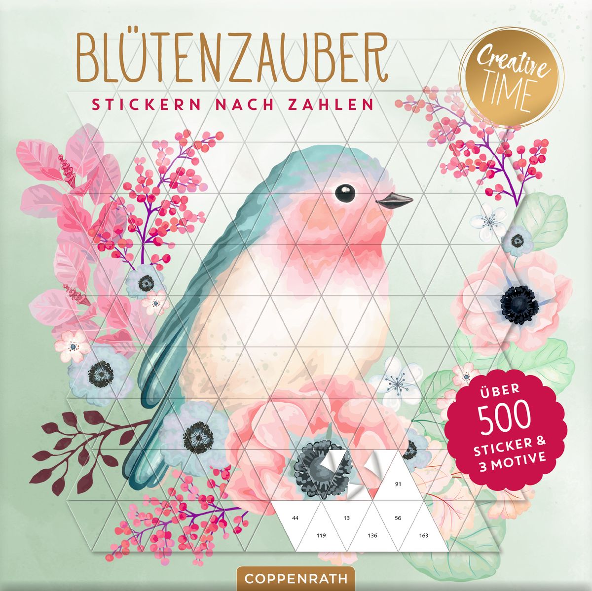 Stickern nach Zahlen Blüten-Zauber - Sticker - 4050003952765 | Thalia