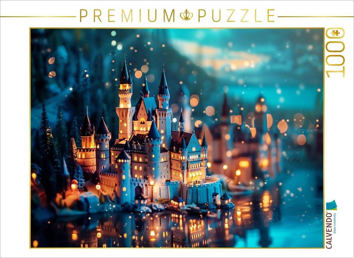 CALVENDO Puzzle Ein Motiv aus dem Kalender "Miniaturwelt Burgen und ...