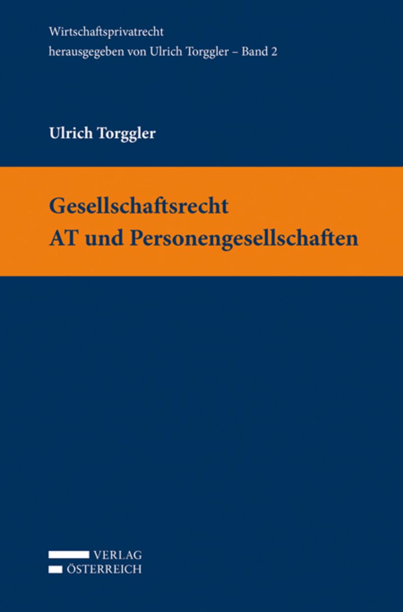 "Gesellschaftsrecht AT und Personengesellschaften" online kaufen