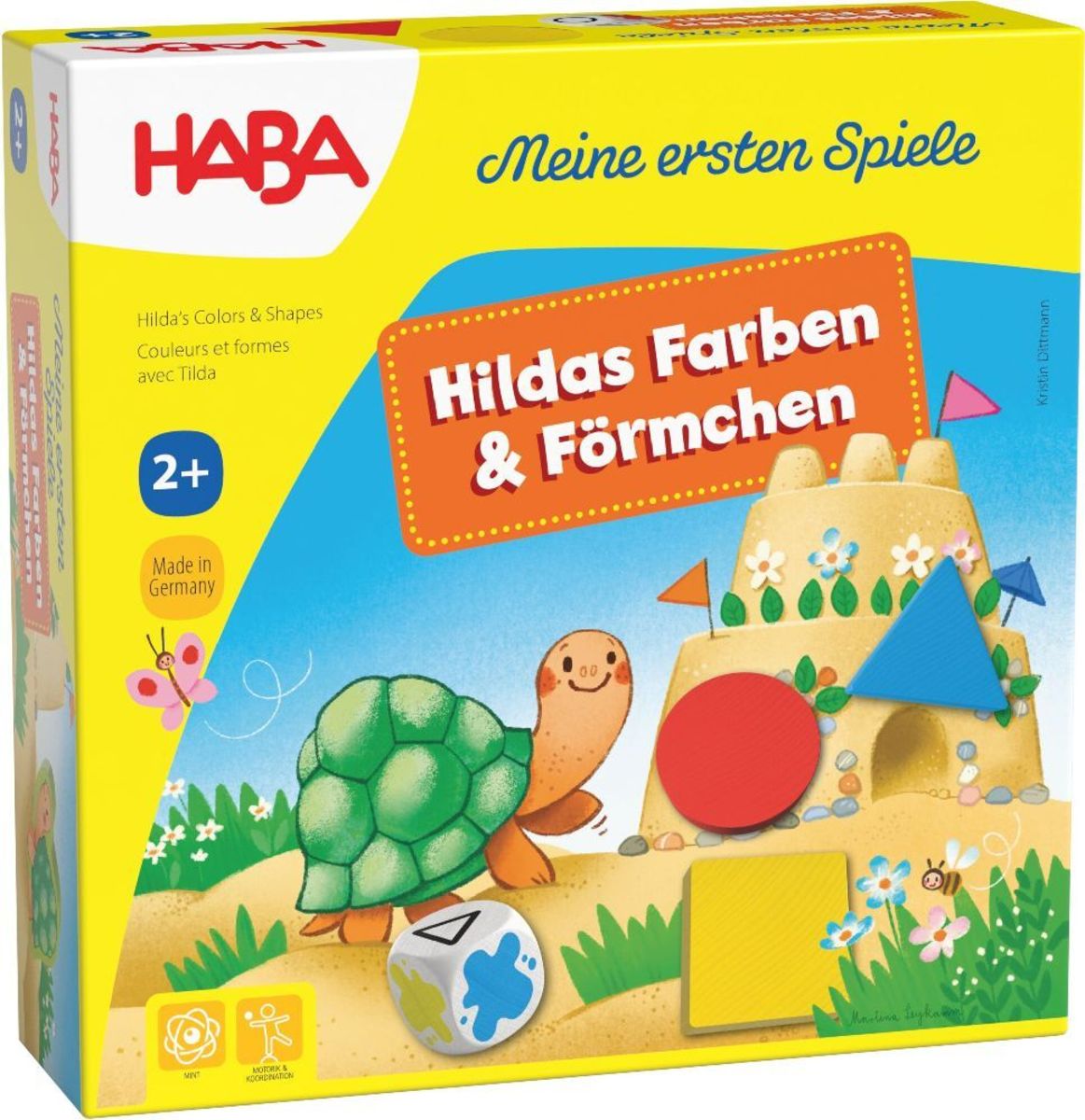 HABA 1307043001 - Meine ersten Spiele, Hildas Farben & Förmchen, Würfelspiel kaufen - Spielwaren ...