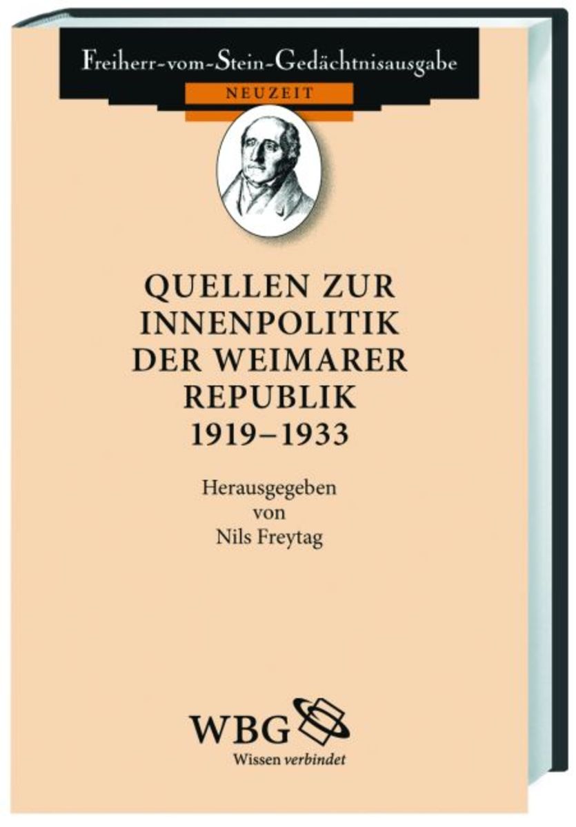 'Quellen zur Innenpolitik der Weimarer Republik 1919-1933' von ...