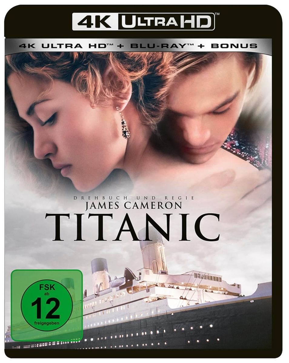 'Titanic - 4K Remastered (4K Ultra HD) (+ Blu-ray)' von 'James Cameron' - 'Blu-ray 4K'
