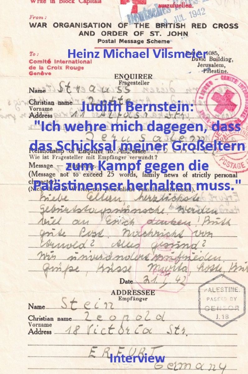"HAMCHA art integration - Menschen im Gespräch / Judith Bernstein: "Ich ...